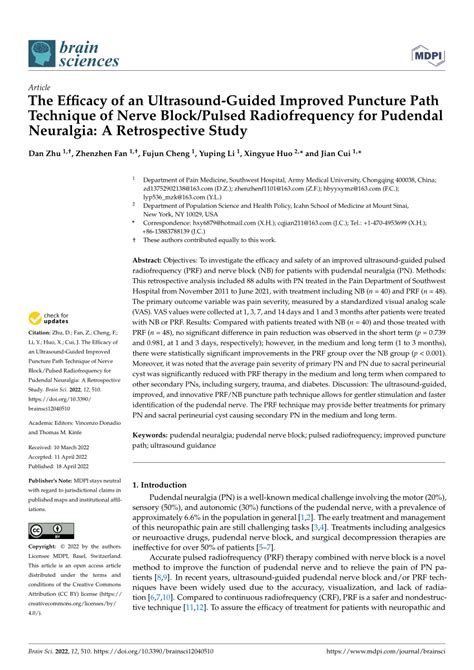 Pdf The Efficacy Of An Ultrasound Guided Improved Puncture Path