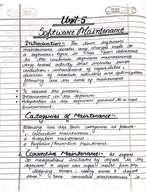 Software Engineering Unit 5 Notes Pdf