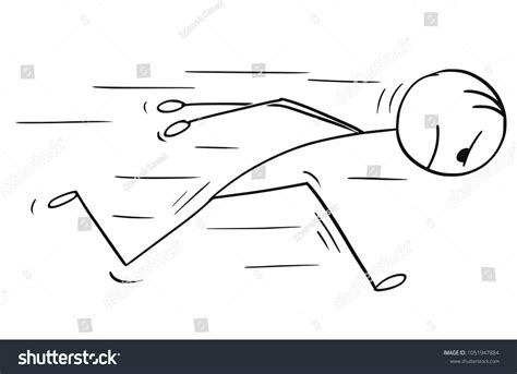 Cartoon Stick Man Drawing Conceptual Illustration Stock Vector Royalty Free