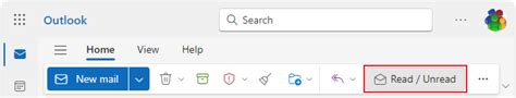 Read And Unread Email Messages Microsoft Outlook 365