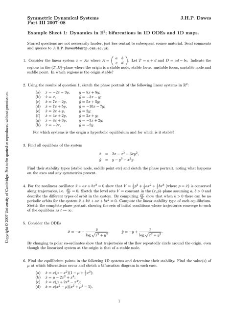 Seminar Assignments Example Sheet 1 Copyright © 2007 University Of Seminar Assignments Example Sheet 1 Copyright © 2007 University Of
