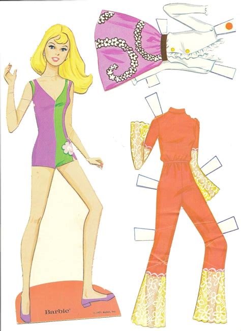Printable Barbie Paper Dolls Printable Calendar