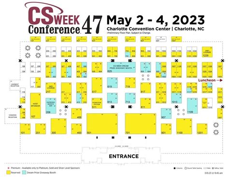 Cs Week On Linkedin 2023 Cs Week Floor Plan