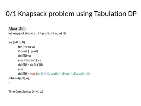 Dynamic Programming And Backtrackingpptx
