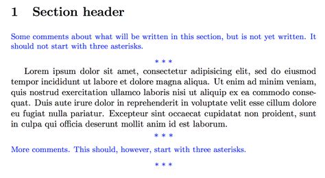 Sectioning How To Create A Section Heading Sensitive Macro Or
