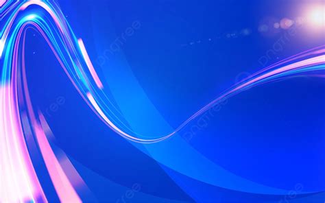 Blue Technology Arc Light Effect Background Background Of Light