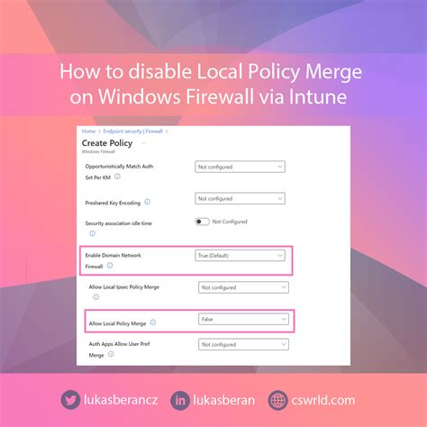 How To Disable Local Policy Merge On Windows Firewall Cybersecurity World