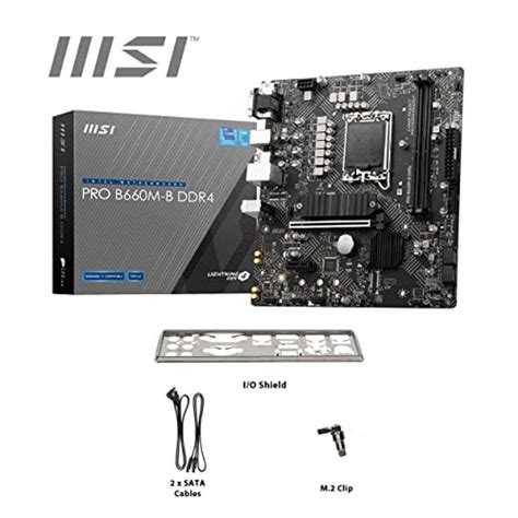 Msi Pro B660m B Ddr4 Vs Gigabyte Z890 Aorus Elite X Ice Motherboard