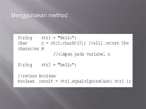 Bekerja Dengan Java Class Library Pengenalan Pemrograman Berorientasi