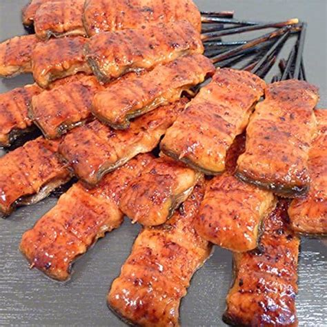 Jp 魚水島品質保証シール付 炭火焼 鰻うなぎ蒲焼き ふっくらとろける極旨ウナギ ひとくち串 約25g×18串（約