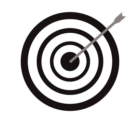 Target Arrow Isolated White Background Stock Vector By ©marcotrapani 697176708