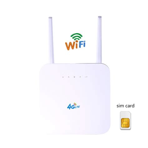 Mbps G G Wifi Wireless Router With Sim Card Slot Support Antennas Rj Volte Vpn Lte
