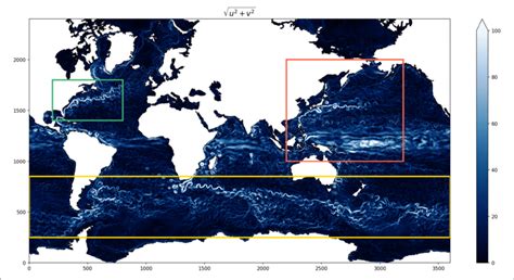 Snapshot Of The Surface Speed In The CESM POP Model With The Three Download Scientific
