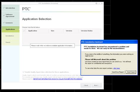 Solved Creo2setup Crashes During Setup Ptc Community