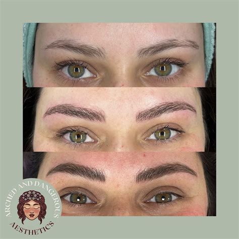 The Stages Of Microblading Top Arched And Dangerous Facebook