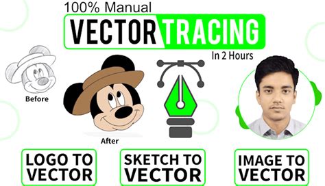 do vector tracing recreate logo vectorize image in 2 hours by
