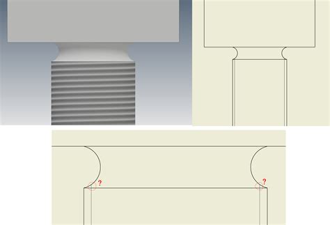 Solved Thread Drawing Autodesk Community