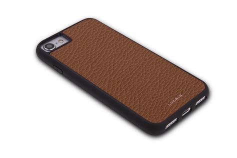 Coque iPhone SE en cuir Cognac Cuir Grainé