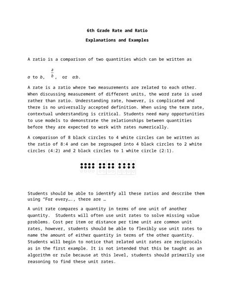 Docx 6th Grade Ccss Examples And Explanations · Web Viewexplanations