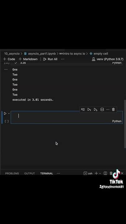 Asyncio In 60s Python Shorts Data Coding Pythonprogramming