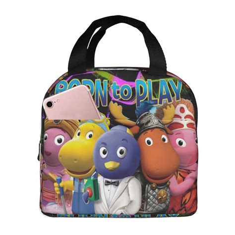 The Backyardigans Lunch Bag Portable Tote Bag Insulated Lunch Box