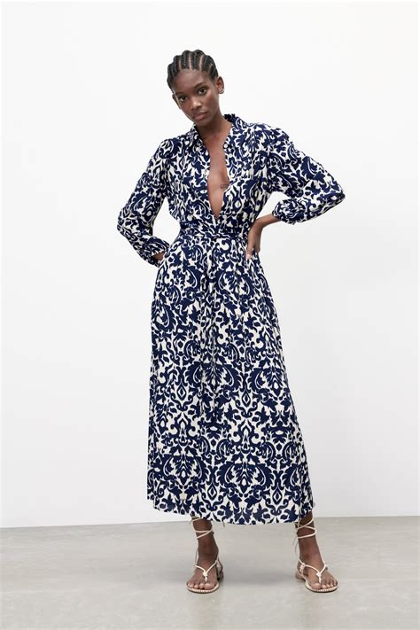 Floral Midi Dress Zara