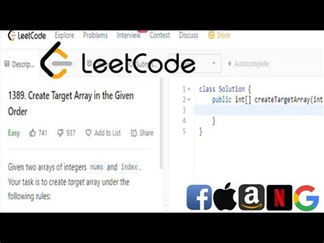 Create Target Array In The Given Order Zero To FAANG Kunal Leetcode