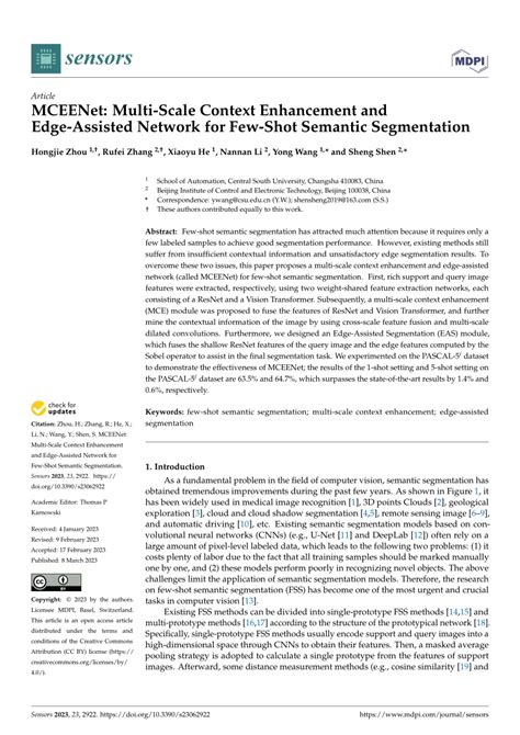 Pdf Mceenet Multi Scale Context Enhancement And Edge Assisted