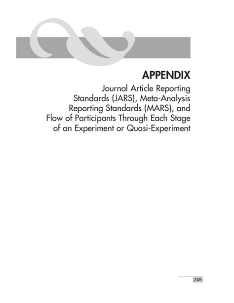 Appendix APA Style