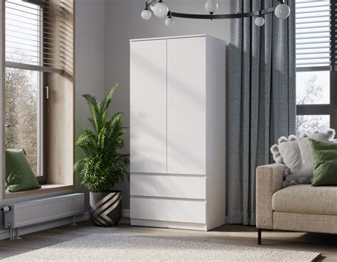 Шкаф распашной Bts с ящиками и полками Симпл 80 2x51 4x190 см купить по выгодной цене в