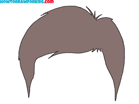 How To Draw Realistic Boy Hair Step By Step
