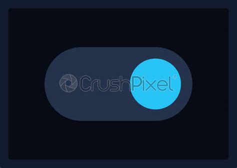 Active Toggle Button Ui Element Template Stock Vector 6279103