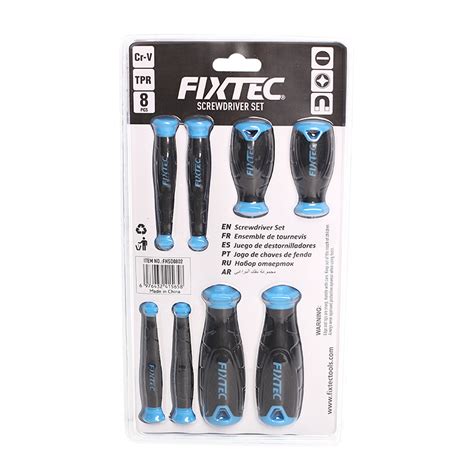 Fixtec 8pcs Magnetic Screwdriver Set