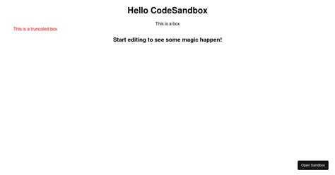 Emotion Issue Template Codesandbox