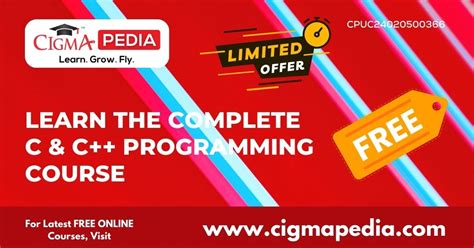 Learn The Complete C And C Programming Course Free Udemy Course