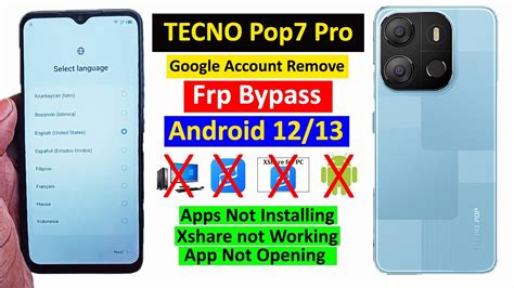 Tecno Pop Pro Google Account Remove Tecno BF Frp Bypass YouTube