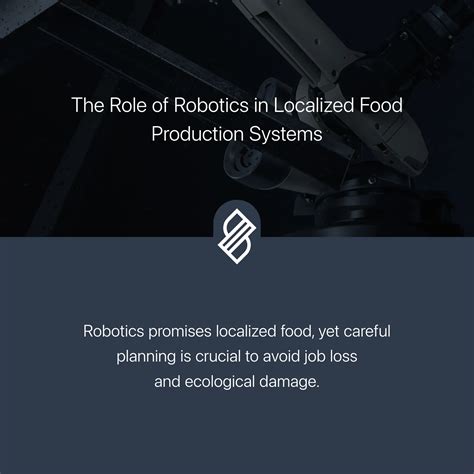The Role Of Robotics In Localized Food Production Systems → Scenario