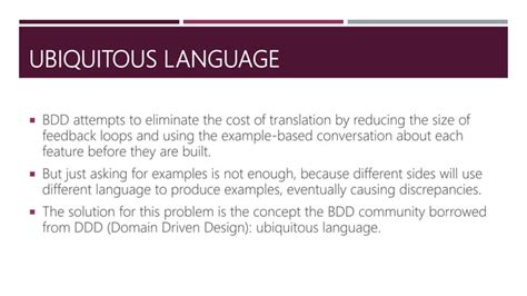 Behaviour Driven Development Aka Bdd Ppt Behaviour Driven Development Aka Bdd Ppt