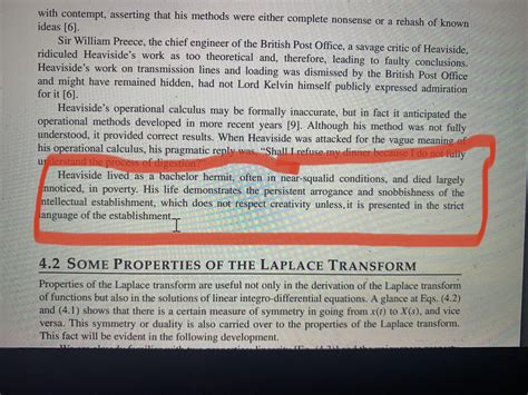 Was Reading My Linear Signals And Systems Textbook And The Author Was Talking About Heaviside