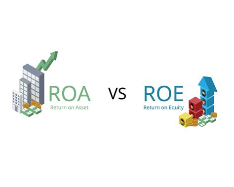 Premium Vector Return On Equity Or Roe And Return On Assets Or Roa