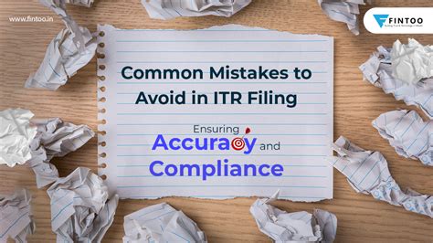 Common Mistakes To Avoid While Filing ITR Fintoo Blog