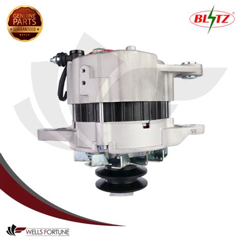 Isuzu 6wa1 12pd1 24v 50a 2 Pulley Blitz Alternator Assembly 6 Months