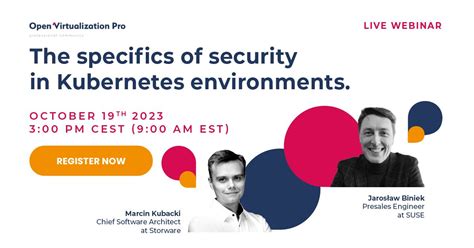 Open Virtualization Professionals On Linkedin Kubernetes Security Webinar
