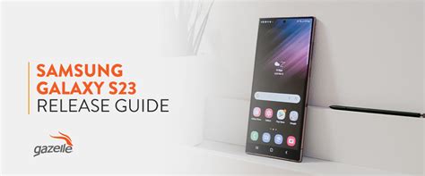 Samsung Galaxy S Release Guide Gazelle The Horn