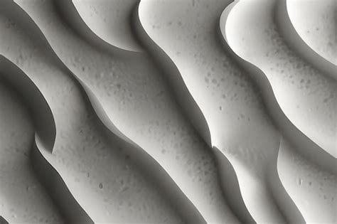 Premium Photo Abstract 3d Rendering Of White Wavy Surface Futuristic Background