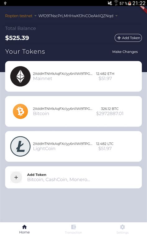 Crypto Currency App Ui Flutter Source Code Behance