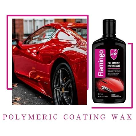 Flamingo Polymeric Coating Wax 300 Ml Advanced Protective Wax For Superior Shine And Durability