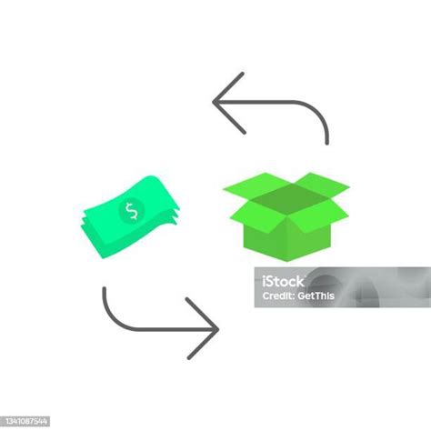 반품 구매 색상 플랫 아이콘 교환 정책 상점에서 역 배달 다시 저장 반환 정책 격리 된 기호 로고 일러스트 레이션 응용 프로그램 디자인 웹 개발 Ui Ux Gui 벡터