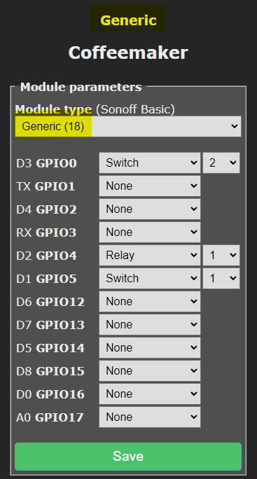 Tasmota Device Not Showing A Tasmota Switch No Relay In The Integration Configuration