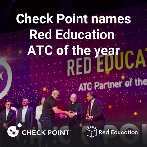 Red Education On Linkedin Cpx2024 Atcoftheyear Checkpointtraining Cybersecurity